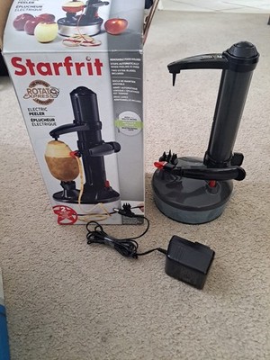 Starfrit Rotato Express Potato Peeler Electric Vegetables Fruit Black ...