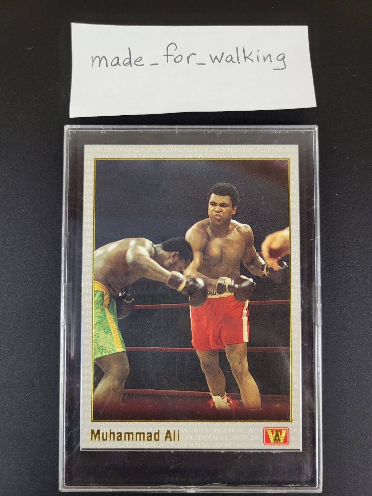 1991 AW Sports - MUHAMMAD ALI Boxing Card # 69 - Gold Foil Border | eBay