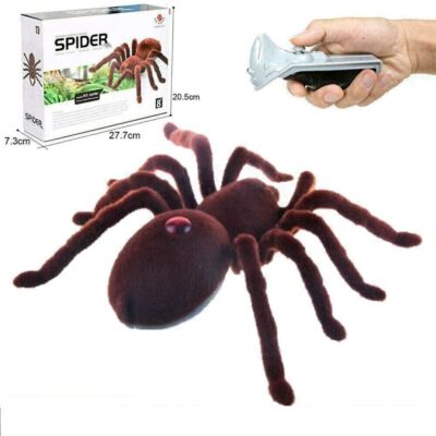 ' Day Tricky Toys Remote Control Spider Scary Toy Spider Toy Simulation ...