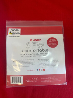 Janome Sew Comfortable by Martelli Palm Qulting Paddle Set NEW | eBay