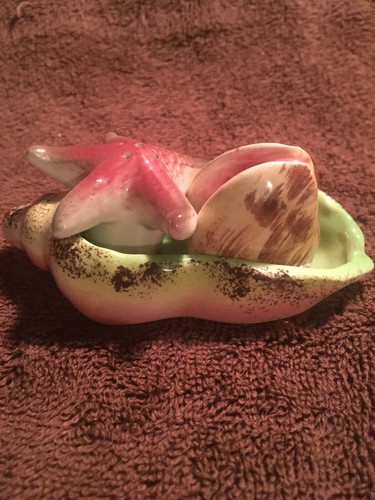 Starfish & Clam Salt & Pepper Shaker in Shell Holder (3 piece set) | eBay
