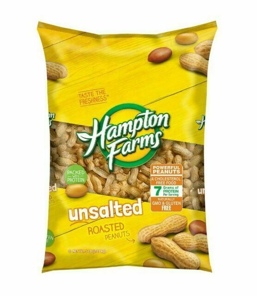 Hampton Farms Unsalted Roasted In-Shell Peanuts - 5lbs for sale online ...