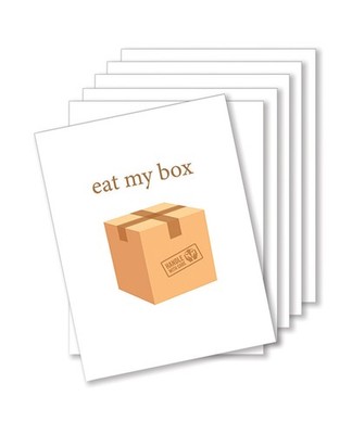 Eat My Box Naughty Greeting Card - Pack Of 6 | eBay