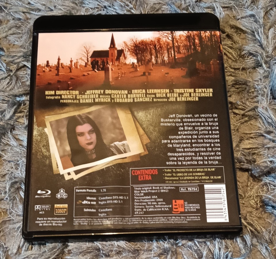 Blu Ray - Book Of Shadows - Blair Witch 2 Region B Spanish Import ...