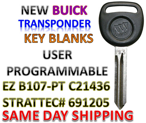 NEW BUICK LACROSSE 2005-2009 OEM TRANSPONDER CHIP PK3 KEY BLANK | eBay