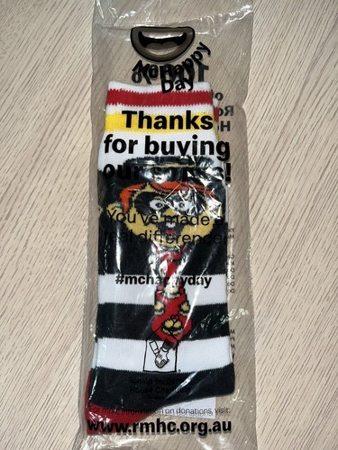 McDonald's Hamburglar McHappy Day Australia Adult Silly Socks 2023 ...