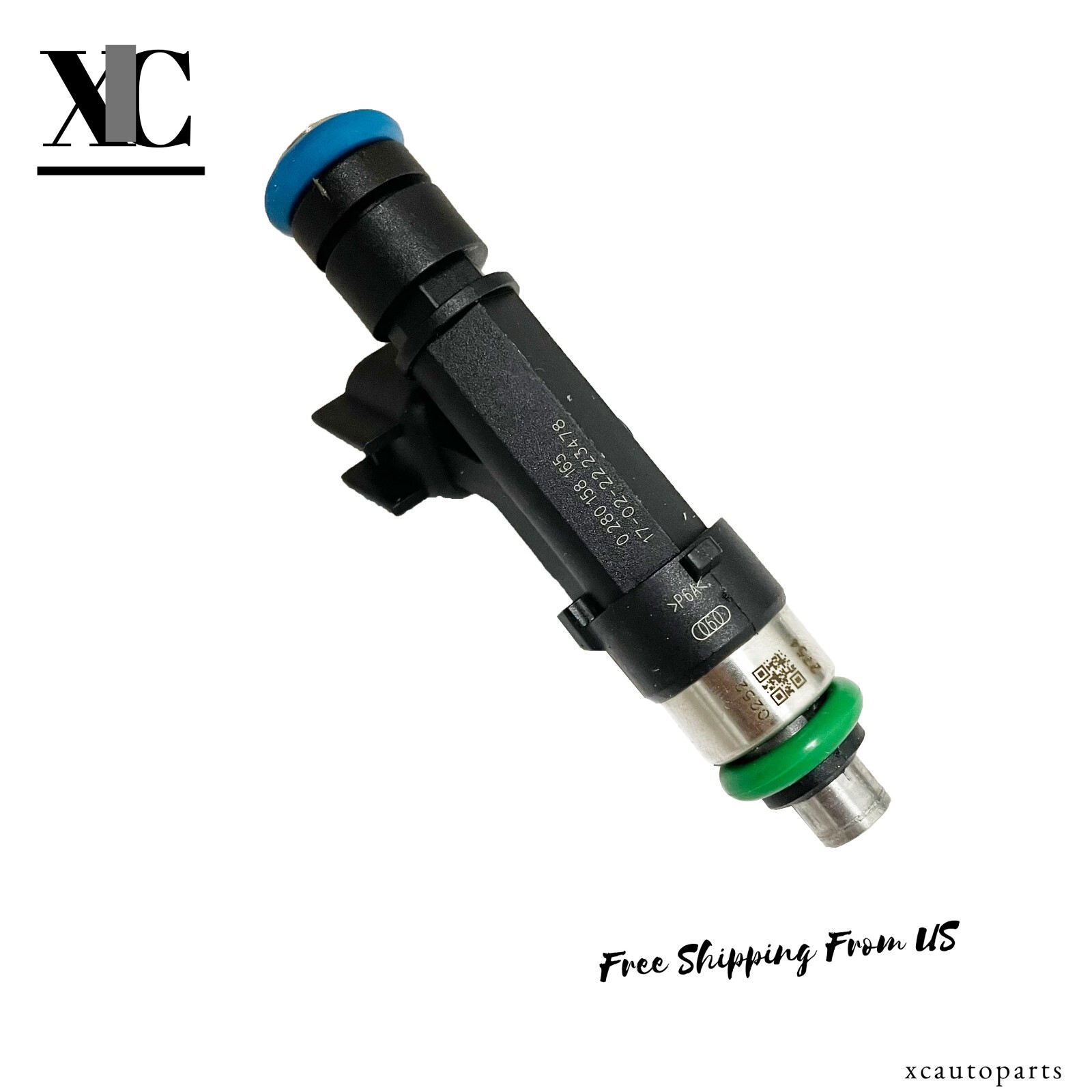 6pcs Fuel Injector 0280158165 Fits 07-13 Mercruiser-Volvo Penta 5.0L 5 ...