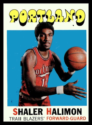 1971-72 Topps Shaler Halimon #89 Portland Trail Blazers | eBay