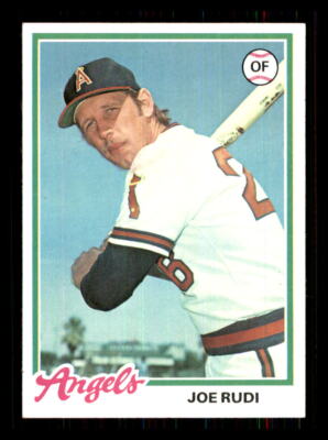 1978 Baseball Topps Joe Rudi California Angels #635 | eBay