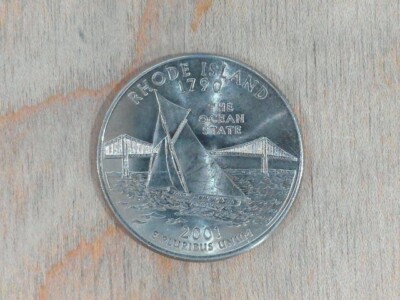2001 D Rhode Island State Quarter Actual Coin # 1 | eBay