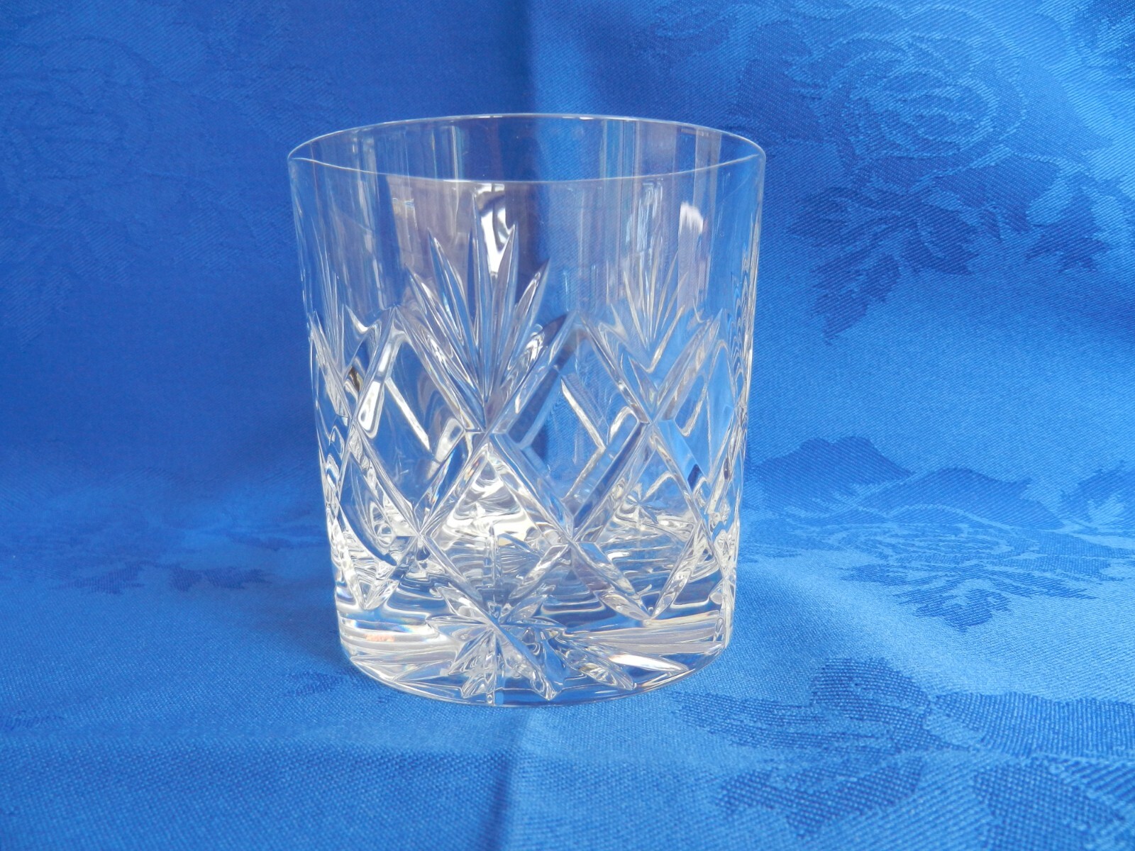 Edinburgh crystal glass Kelso cut Old Fashioned Whisky Whiskey glass Signed | eBay UK
