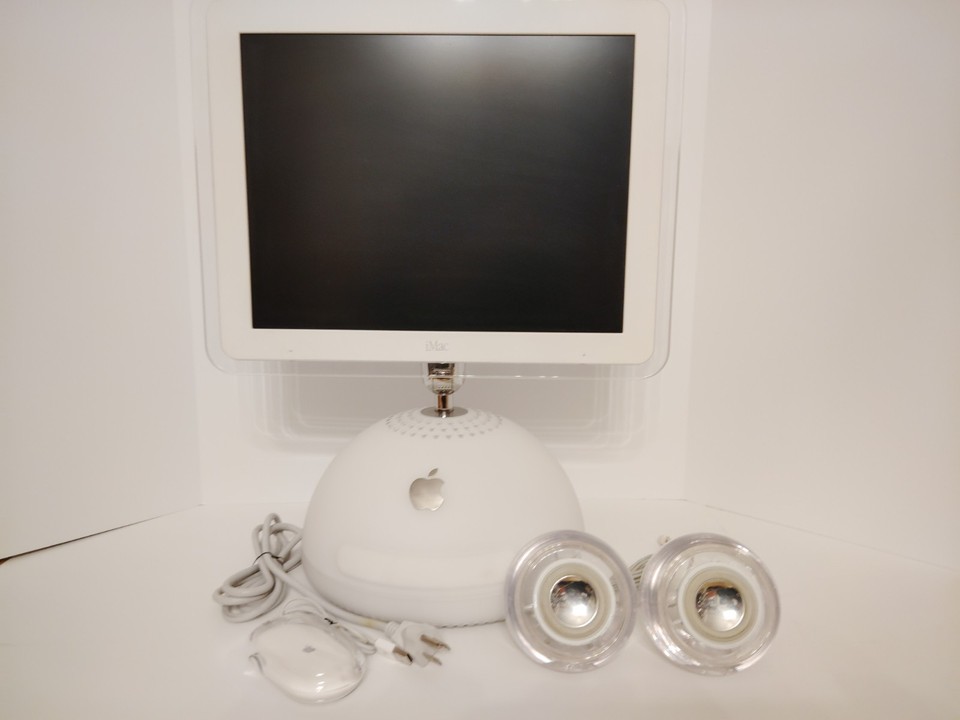 Vintage Apple Macintosh 15" iMac G4 800mhz 256 ram 60Hd imac M6498 EMC ...