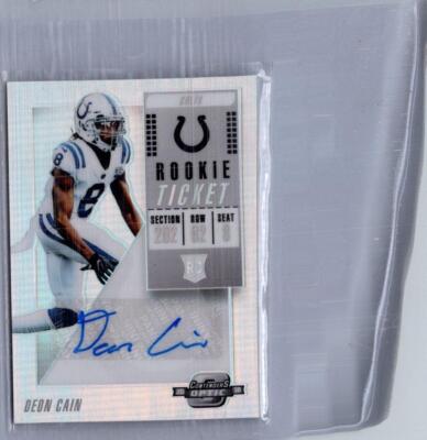2018 Panini Contenders Optic #197 Deon Cain | eBay