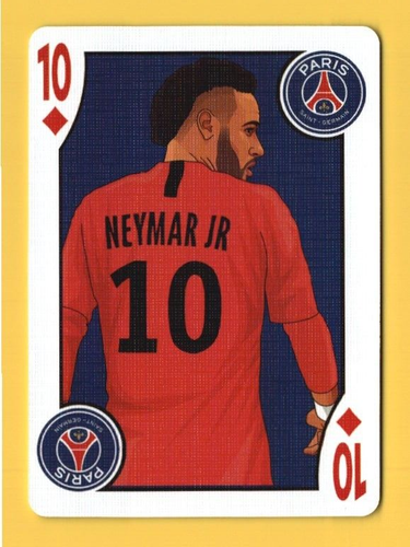 2019 Neymar Jr 10 of Diamonds Official Paris Saint-Germaine PSG Playing ...