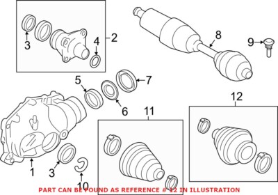 Genuine OEM CV Joint Boot Kit for BMW 31607620599 | eBay