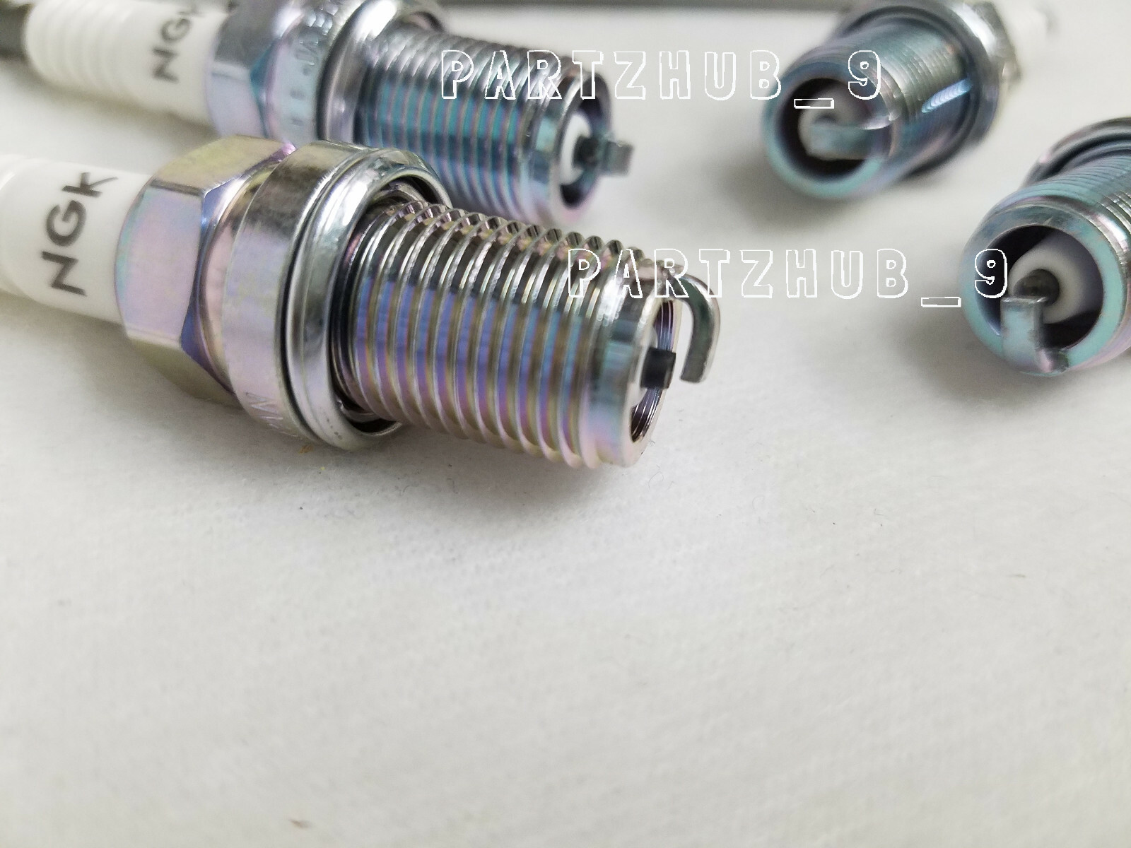4 NGK V-POWER RACING SPARK PLUGS R5671A-8 4554 COLDER HIGH POWER TURBO ...