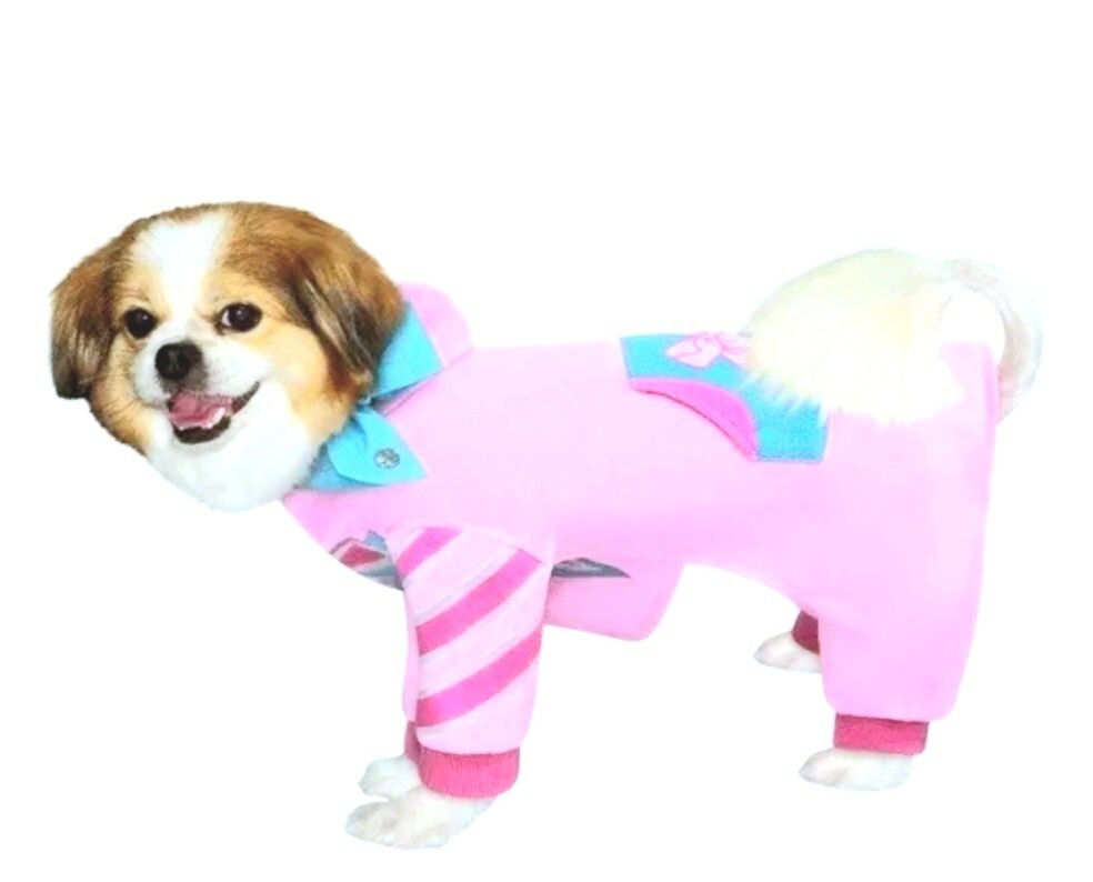 Nickelodeon JoJo Siwa Large Pet Dog Pink Costume Hooded Jumpsuit with ...