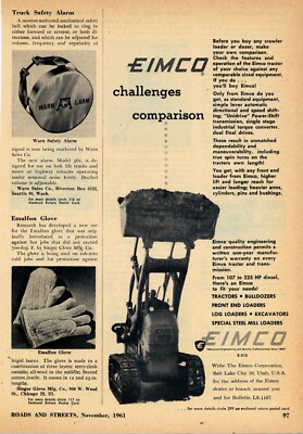 1961 EIMCO Crawler Tractor Ad: EIMCO Challenges Competition - Salt Lake ...