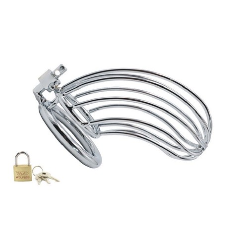Cage for Men Locking Belt Large Male Metal Chastity Device Long | eBay