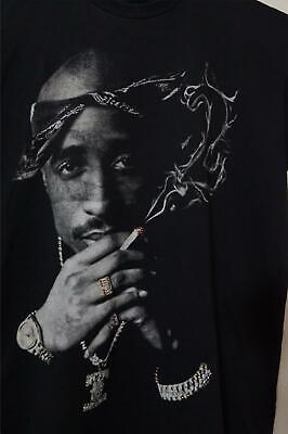 Vintage T-Shirt Tupac Shakur Hip-Hop USA Pro Max Black Mens Vintage T-Shirt Tupac Shakur Hip-Hop USA Pro Max Black Mens