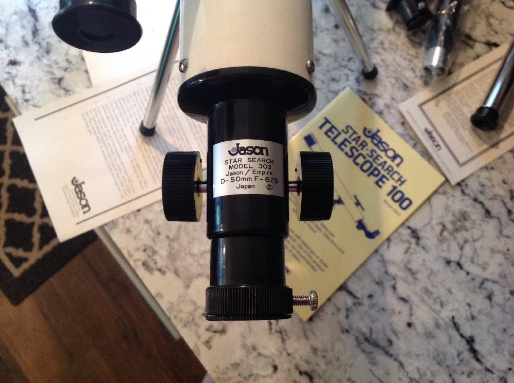 Jason Telescope 100 Model STAR SEARCH 100 Original Box Complete Nice ...