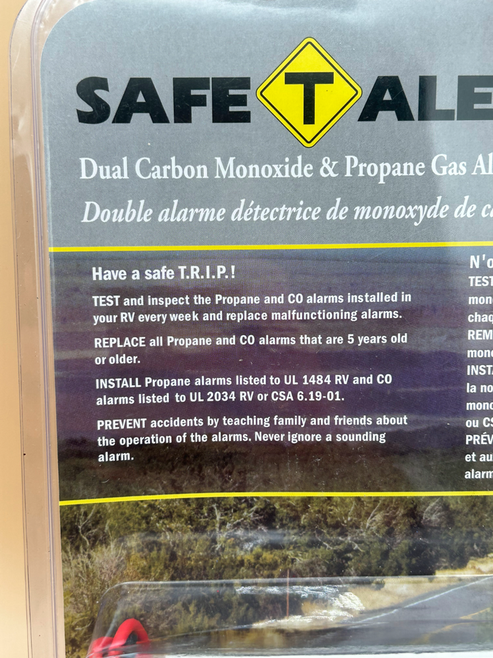 Safe-T-Alert RV Dual Carbon Monoxide & Propane Gas Detector Alarm | 12V ...