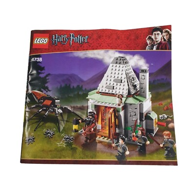4738 Harry Potter Hagrids Hut Book LEGO Building Manual Instruction ...