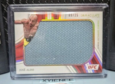 Jose Aldo 2023 Panini Immaculate Collection UFC Jumbo Octagon Canvas 09 ...