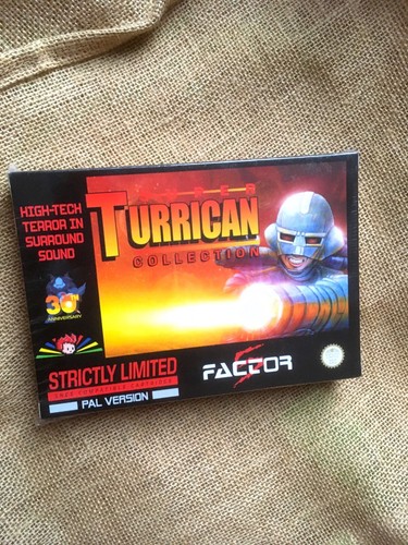 SUPER TURRICAN COLLECTION - Strictly Limited Games SNES US NEUF / NEW ...