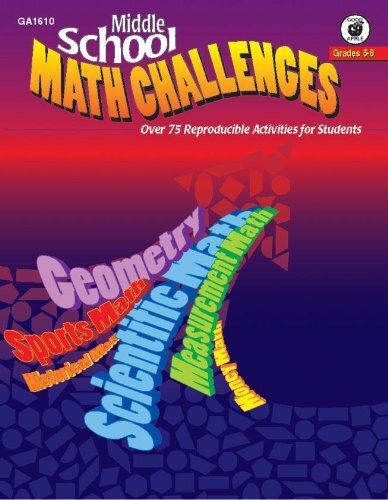 Middle School Math Challenges, Grades 5 - 8 (USED) | eBay UK