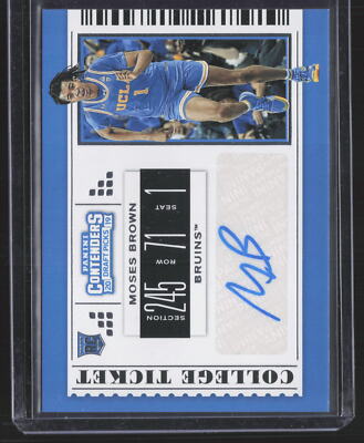 2019 Contenders Draft Moses Brown Rookie RC Auto #113 | eBay