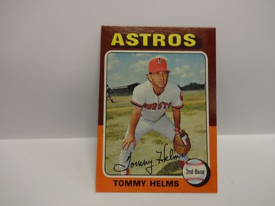 1975 Topps Baseball Tommy Helms Houston Astros Card #119 | eBay