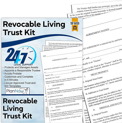 Revocable Living Trust Kit for Individuals -Do It Yourself Revocable ...