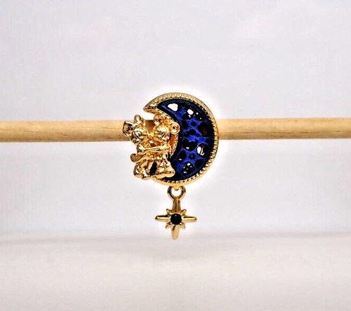 Authentic Pandora Disney Mickey & Minnie Mouse Crescent Moon Charm ...