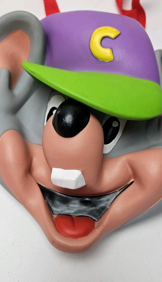 Vintage Chuck E Cheese Head 3D Rubber Backpack Rare Collectible | eBay