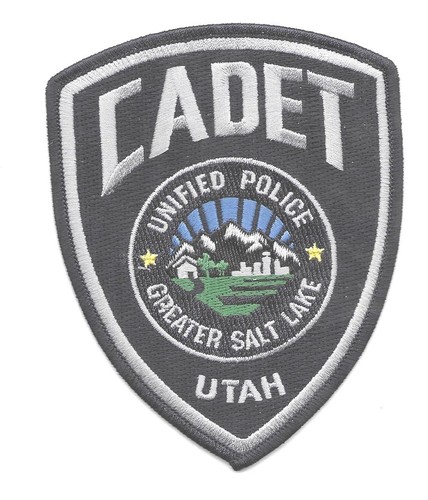 UTAH-UNIFIED POLICE-GREATER SALT LAKE -POLICE CADET- FULLY EMBROIDERED ...