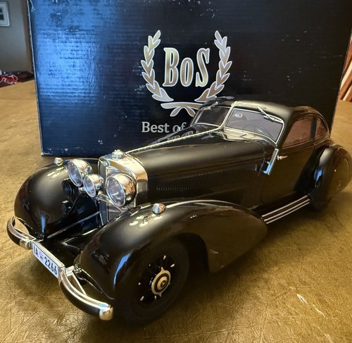 RARE BoS Models 1938 Mercedes 540K Autobahn-Kurier 1:18 Scale. #1198/ ...