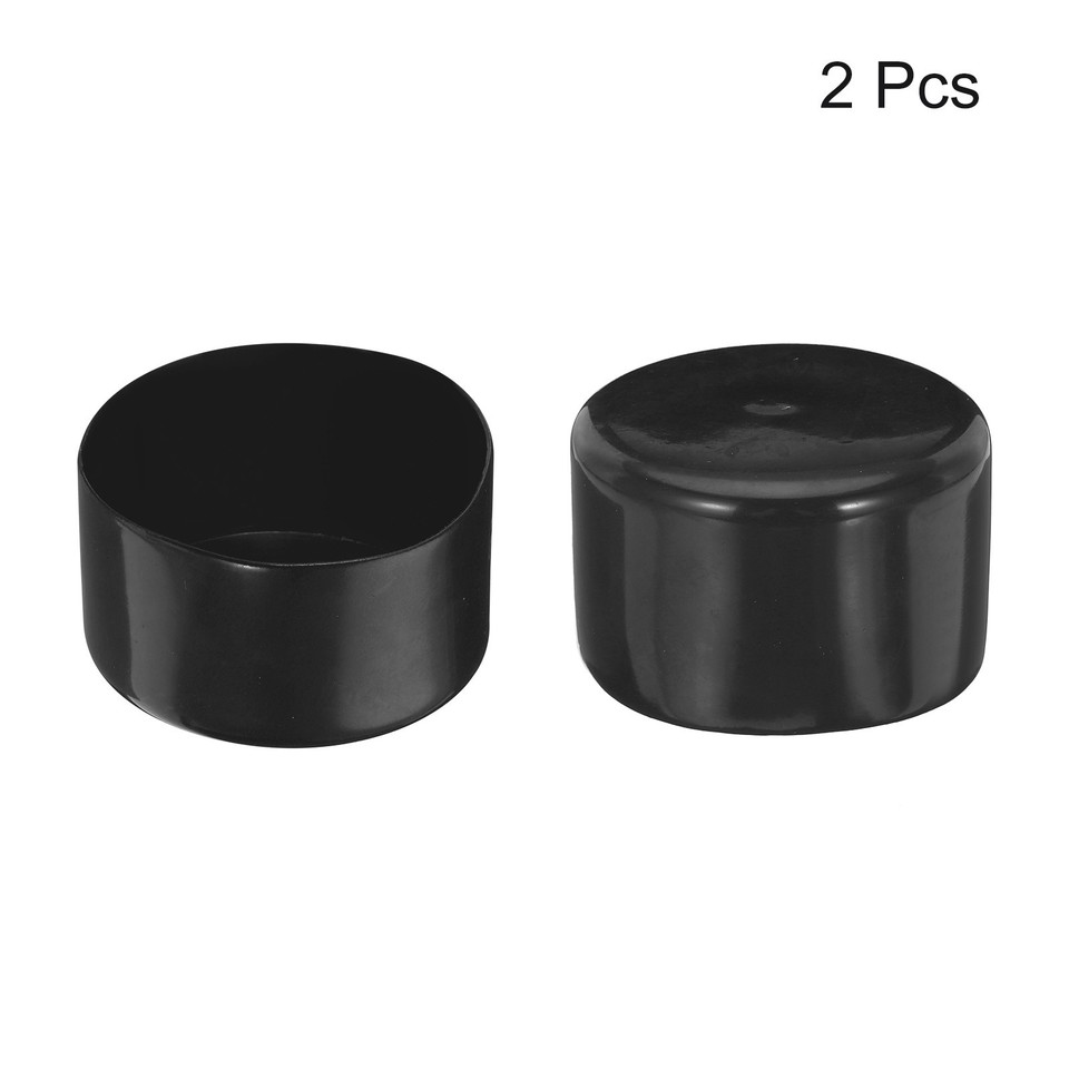 2Pcs Rubber End Caps 75mm ID Bolt Cap Cover Screw Thread Protectors ...