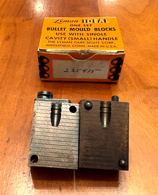 LYMAN IDEAL 225415 Single Cavity Bullet Mold .22 cal with Box Vintage ...