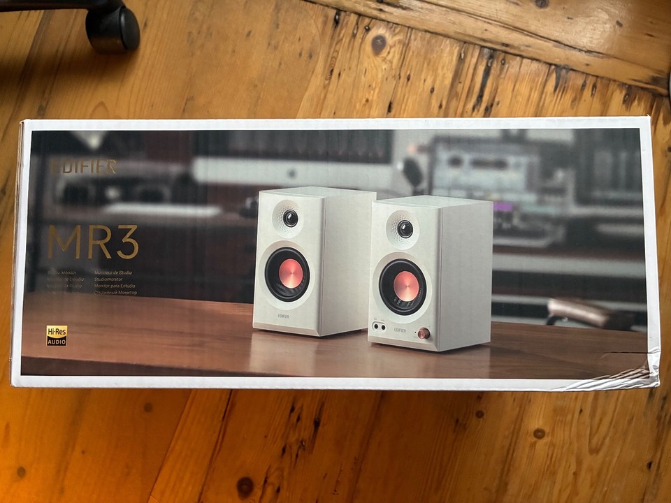 Edifier MR3 Powered Studio Monitor 2.0 Speakers, Bluetooth v5.4, TRS ...