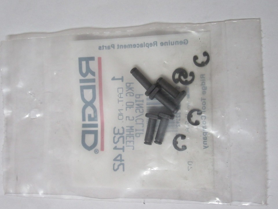 OEM Ridgid 32142 Wheel Pin And Clip, Pack of 5 | eBay