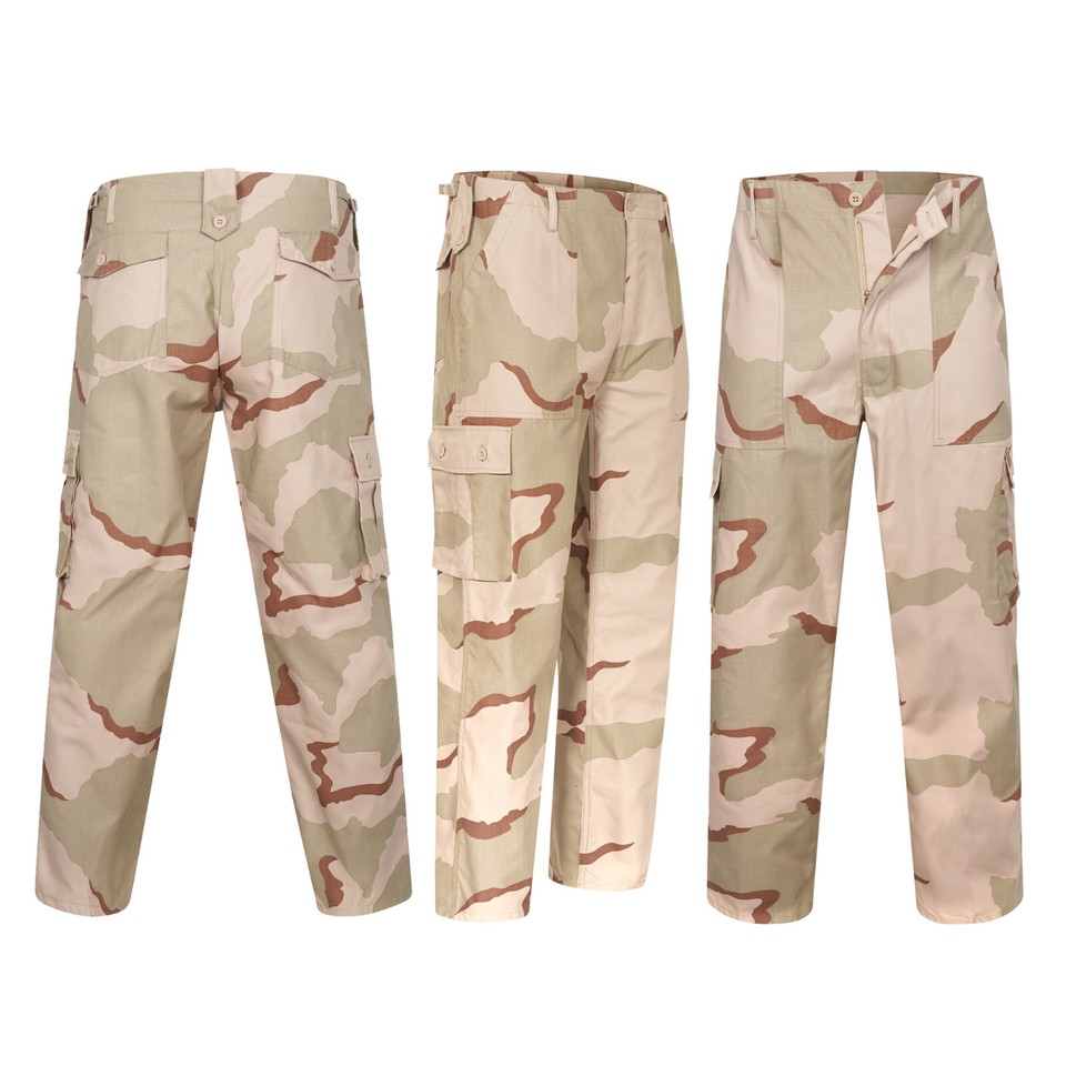 Combat Trouser US Army Military M65 Style Camo Cargo BDU SAS Ranger ...