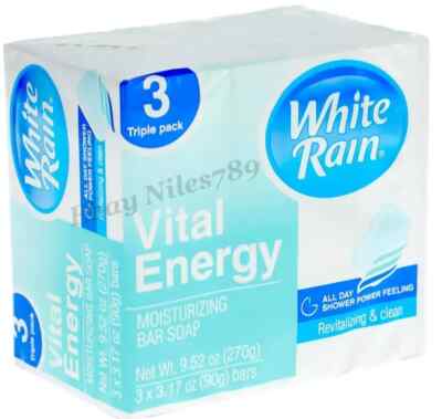 White Rain VITAL ENERGY Bar Soap 3.17 oz. Moisturizing Bars | eBay