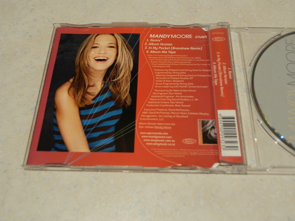 Mandy Moore Crush CD single [Australian version] {very rare} | eBay