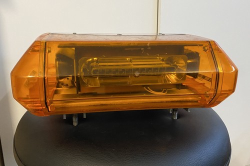 Amber 4 LED CODE 3 12" PriZm LED Duo Beam Mini Lightbar Construction ...