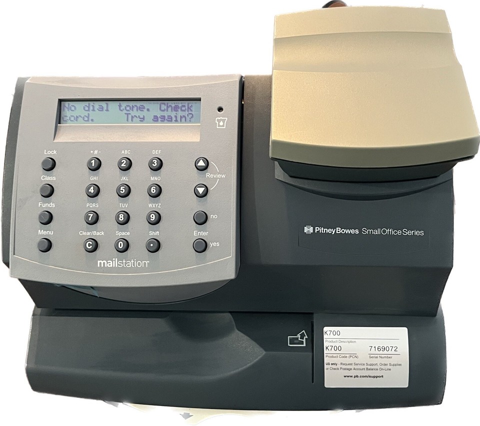 Pitney Bowes Mailstation 2 Small Office Series Digital Postage Scale ...