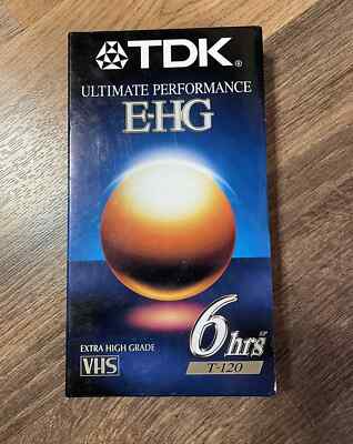 TDK E-HG T-120 Extra High Grade VHS 20356301200| eBay