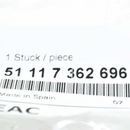 NEW BMW 7 G11 FRONT BUMPER RIGHT LOWER MOLDING 51117362696 7362696 2016 ...