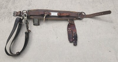 Belts, Straps & Harnesses - Utility Pole Lineman Climbing Safety Belt