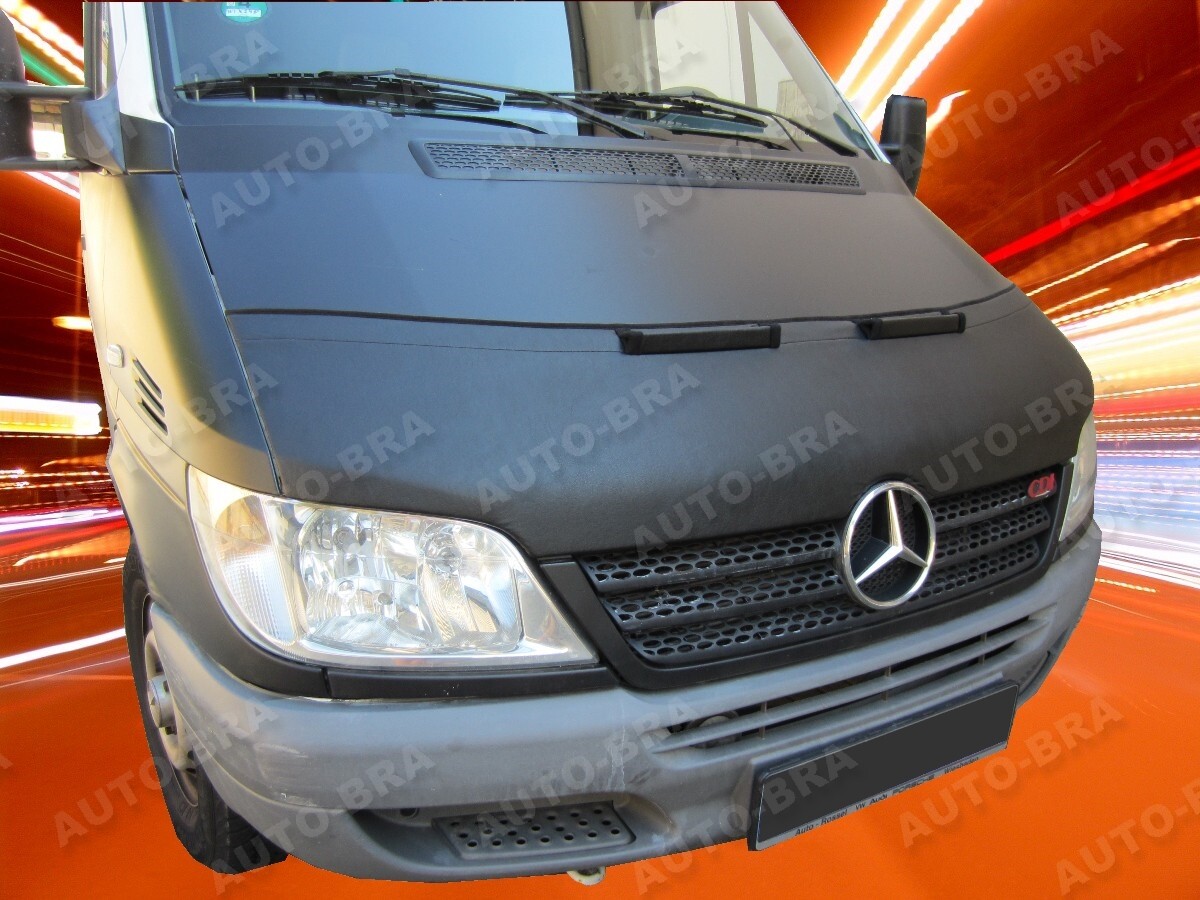 CARBON LOOK BONNET BRA MERCEDES SPRINTER W901 902 903 904 2000-2006 ...